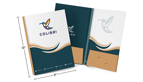 9 x12 Capacity Folders Professional Printing PrintPapa