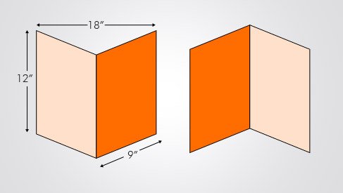 Get Custom 12x18 inch Folded full color Brochure at a Low Cost