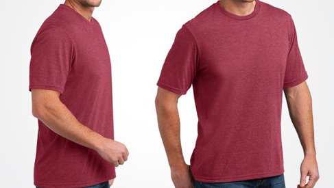 District Made Mens Perfect Blend Crew Tee DM108