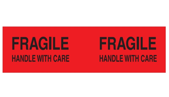 Fragile Handle with Care Labels - 3x10