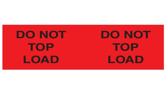 3x10 Do Not Top Load Labels - PrintPapa Labels