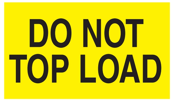 Do Not Top Load