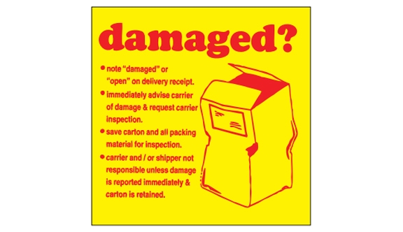Damaged Label