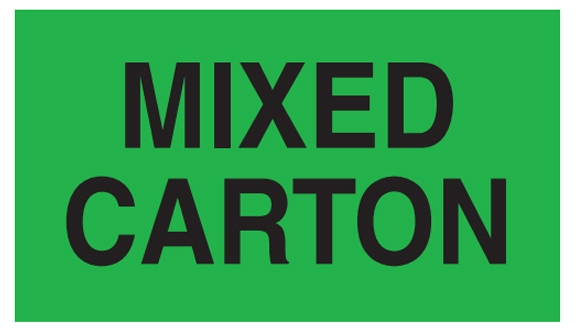 3x5 Mixed Carton Labels - Versatile & Strong | PrintPapa