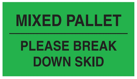 Mixed Pallet Please... Labels