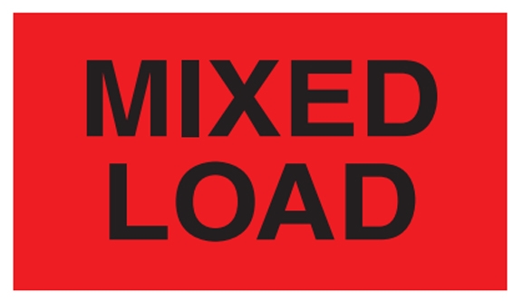 Mixed Load Labels