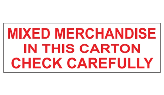 Mixed Merchandise 2"x6" Shipping Labels | PrintPapa