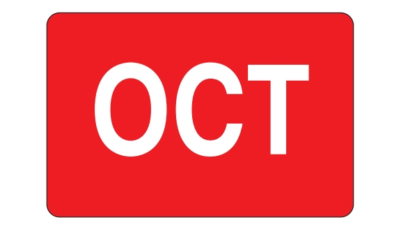 October Labels - 2x3