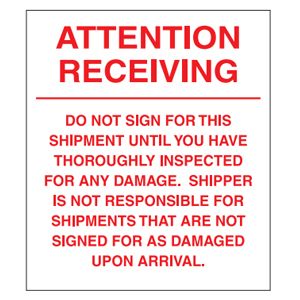 Pallet Protection Labels