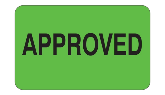 Approved Labels - 1.25x2