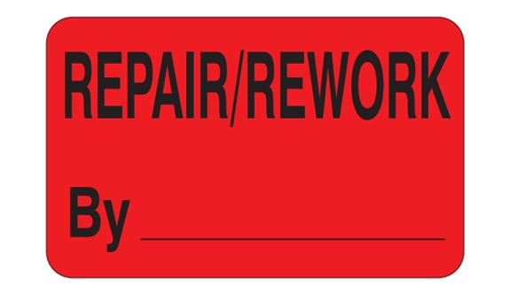 Repair/Rework By Labels - 1.25x2