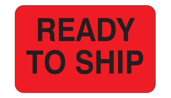 Ready To Ship Labels - 1.25x2