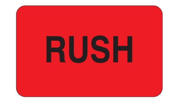 Rush Labels - 1.25x2