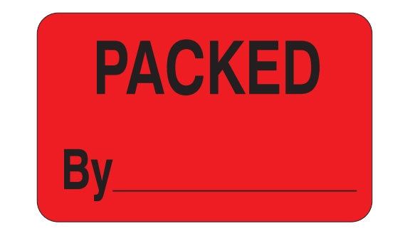 Packed By Labels - 1.25x2