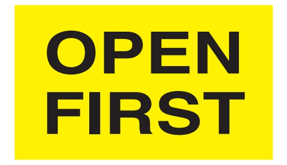 Open First Labels - 3x5