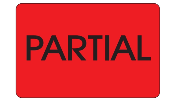 Partial Labels - 2x3