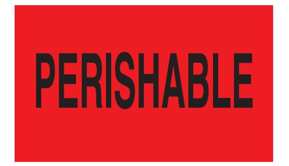 Perishable Labels - 3x5