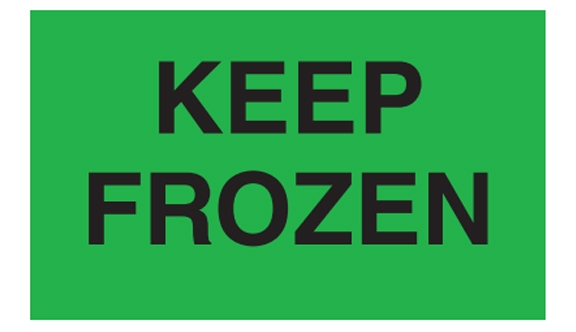 Keep Frozen Labels - 3x5