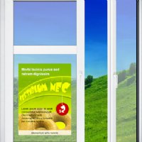 Custom printed Window Decals and Window Perfs