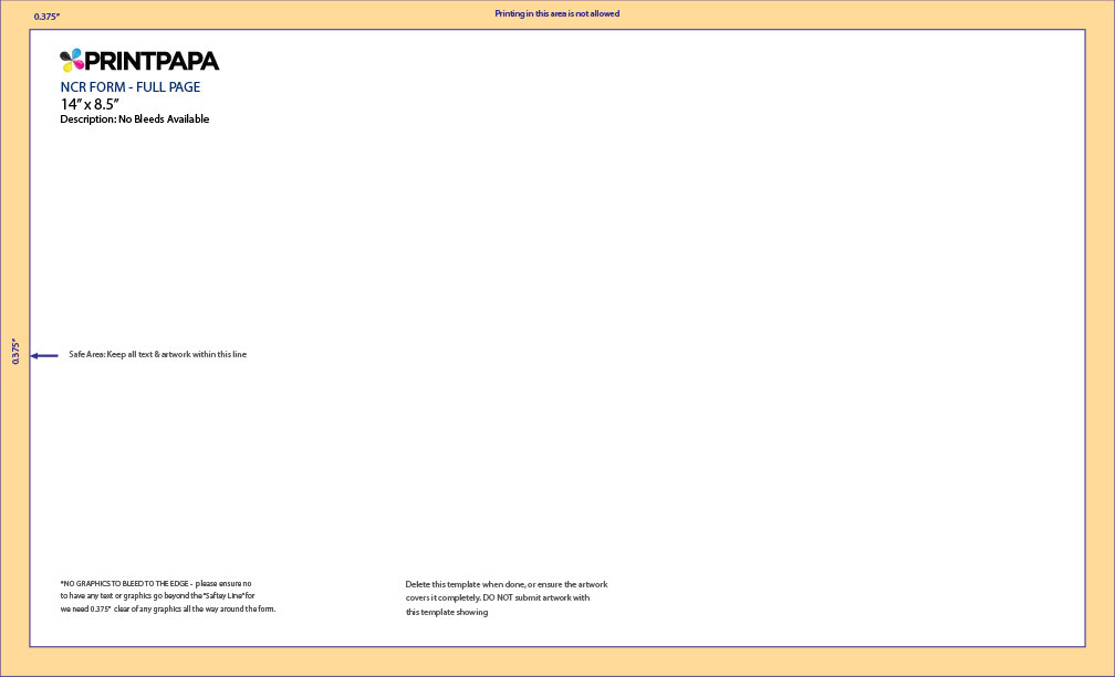 Find a Printing Template :: Printpapa.com