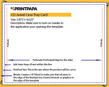 Find a Printing Template :: Printpapa.com