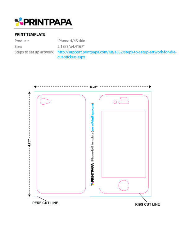 Find a Printing Template :: Printpapa.com
