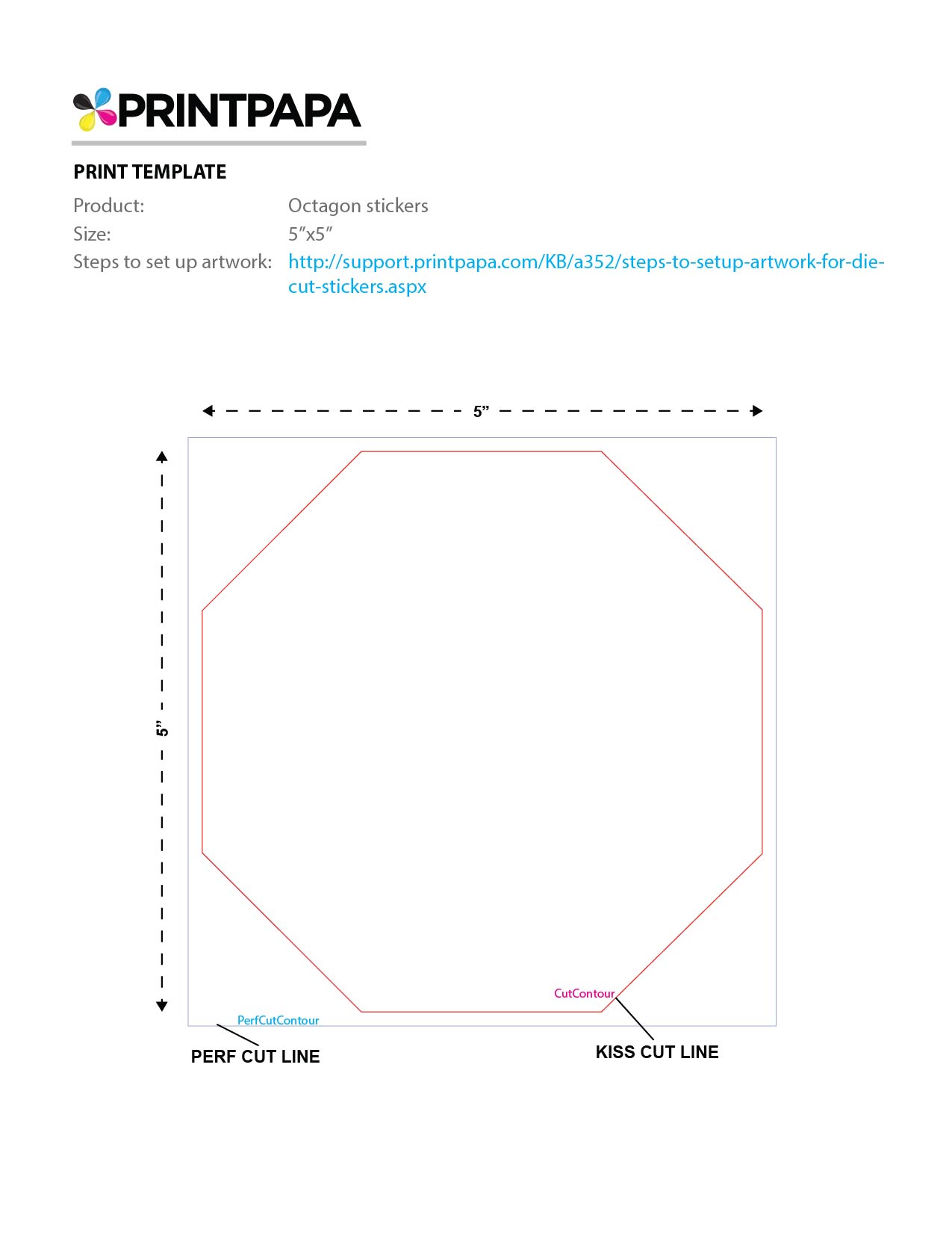 Find a Printing Template :: Printpapa.com
