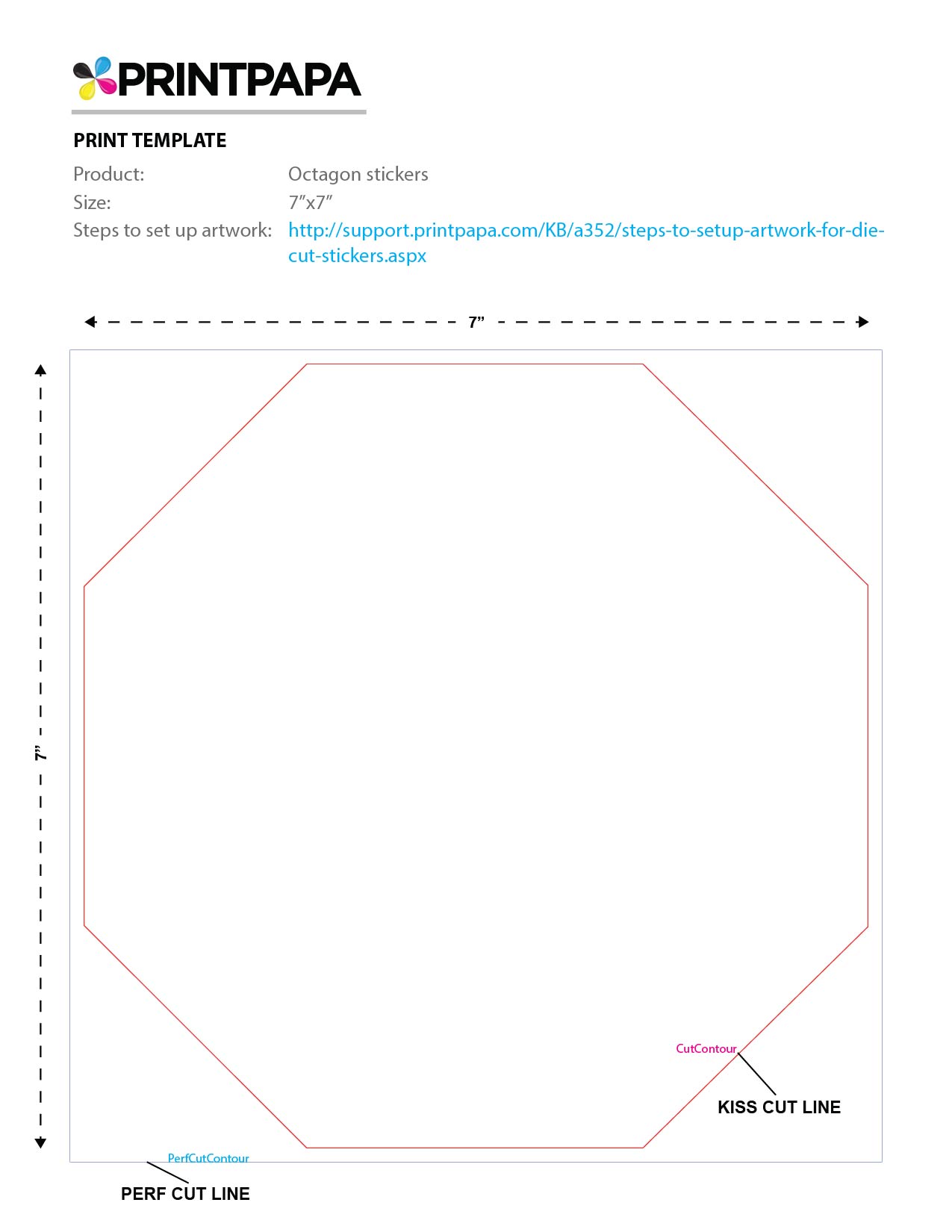 Find a Printing Template :: Printpapa.com