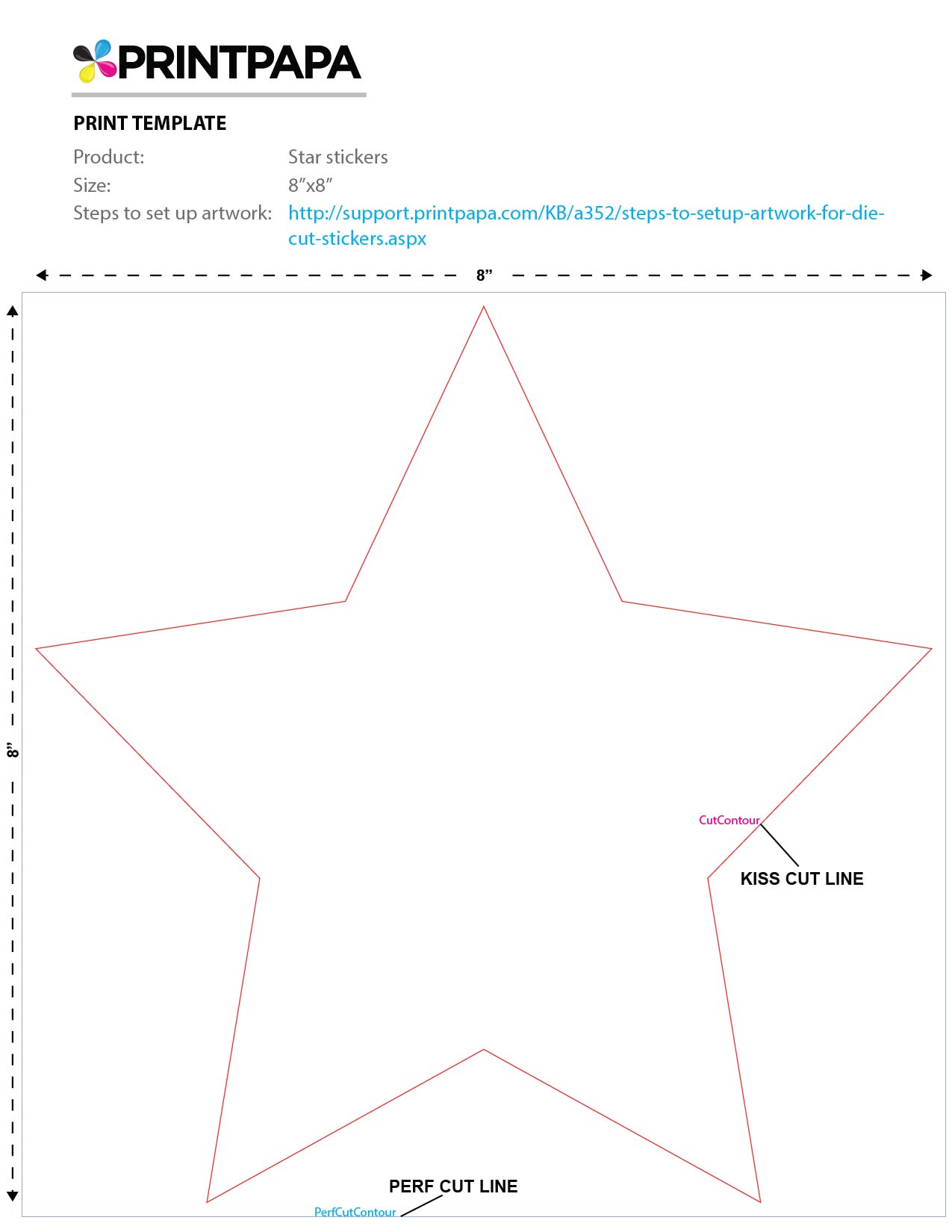 Find a Printing Template :: Printpapa.com