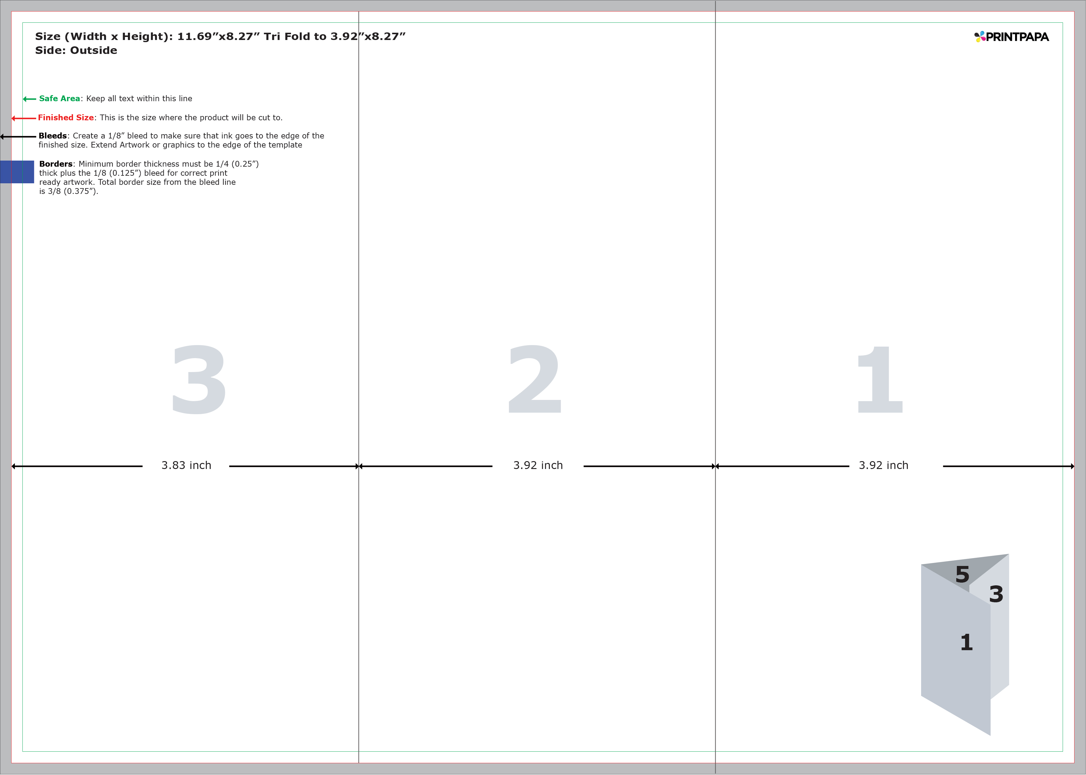 Find a Printing Template :: Printpapa.com