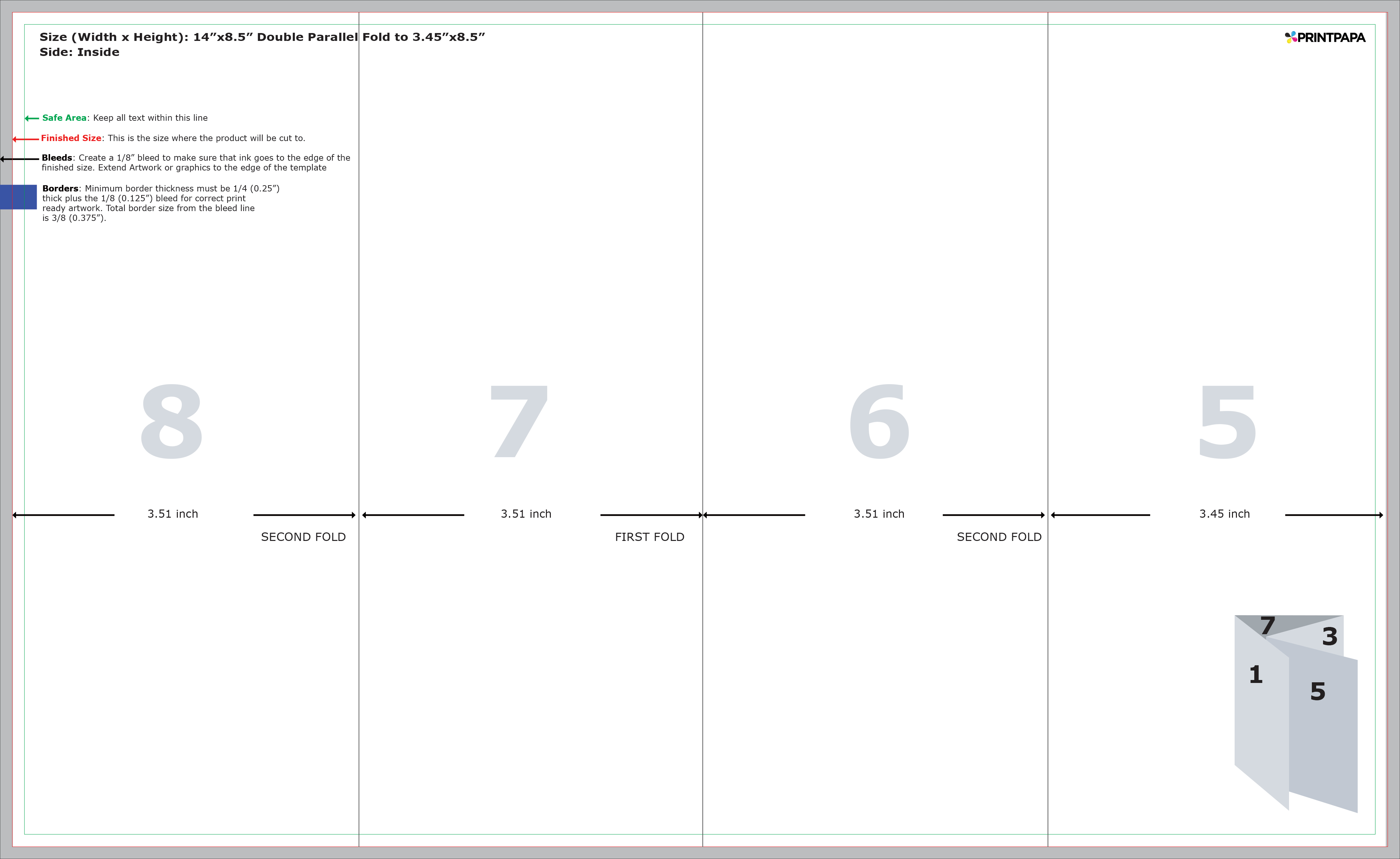 Find a Printing Template :: Printpapa.com