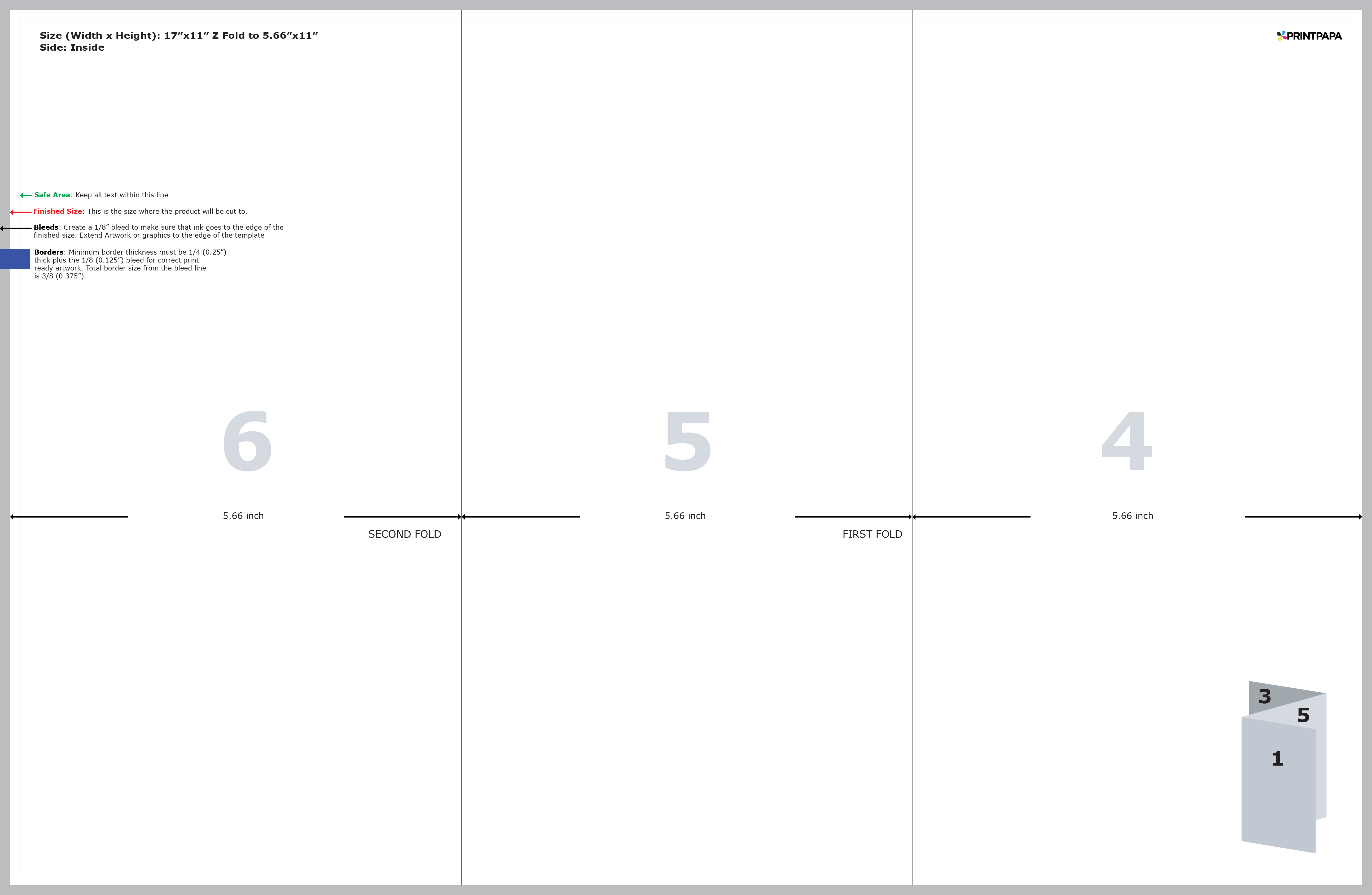 Find a Printing Template :: Printpapa.com