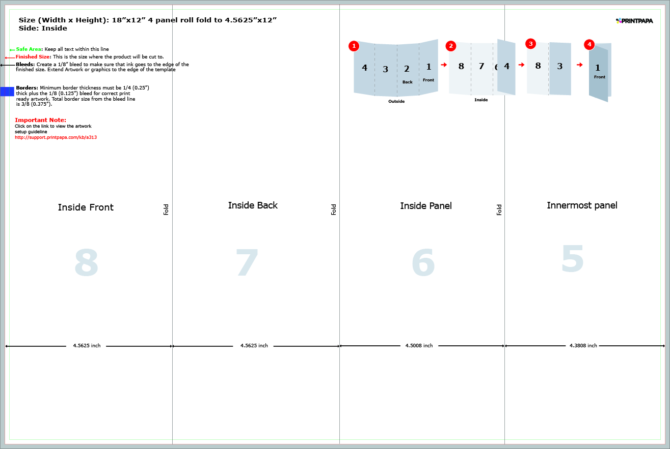 Find a Printing Template :: Printpapa.com