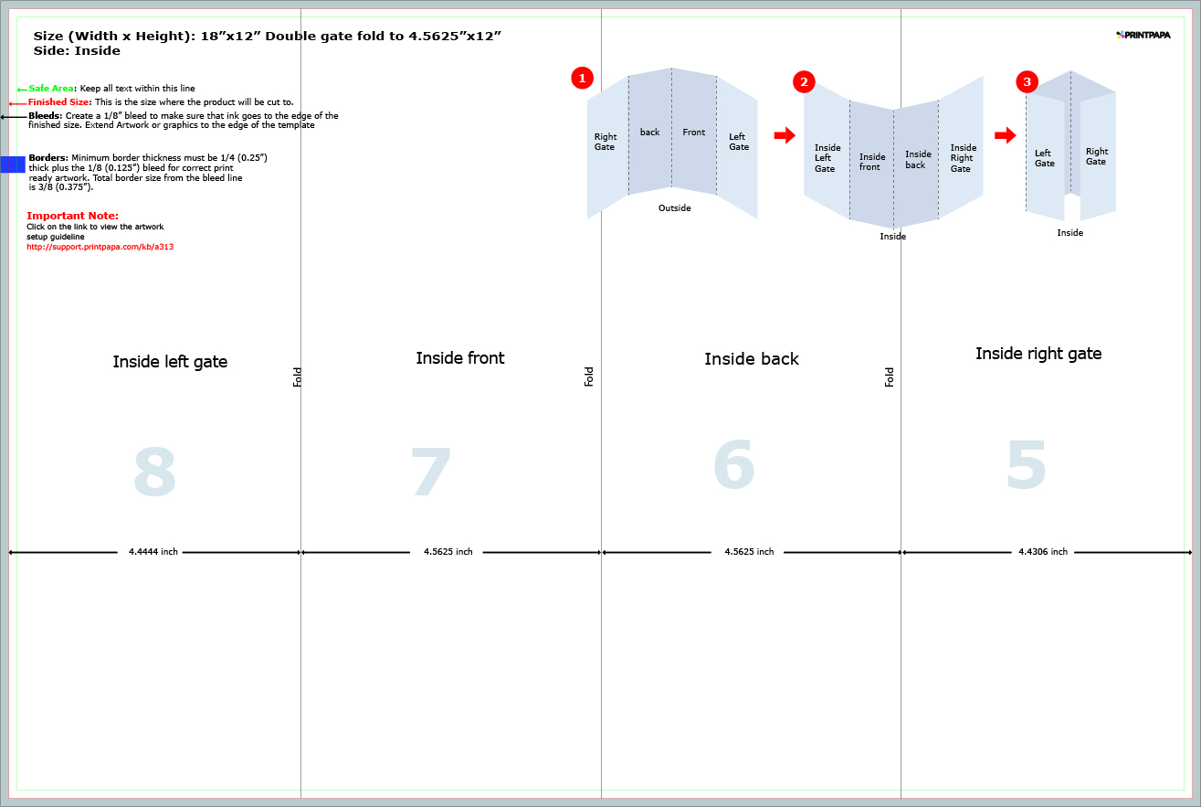 Find a Printing Template :: Printpapa.com