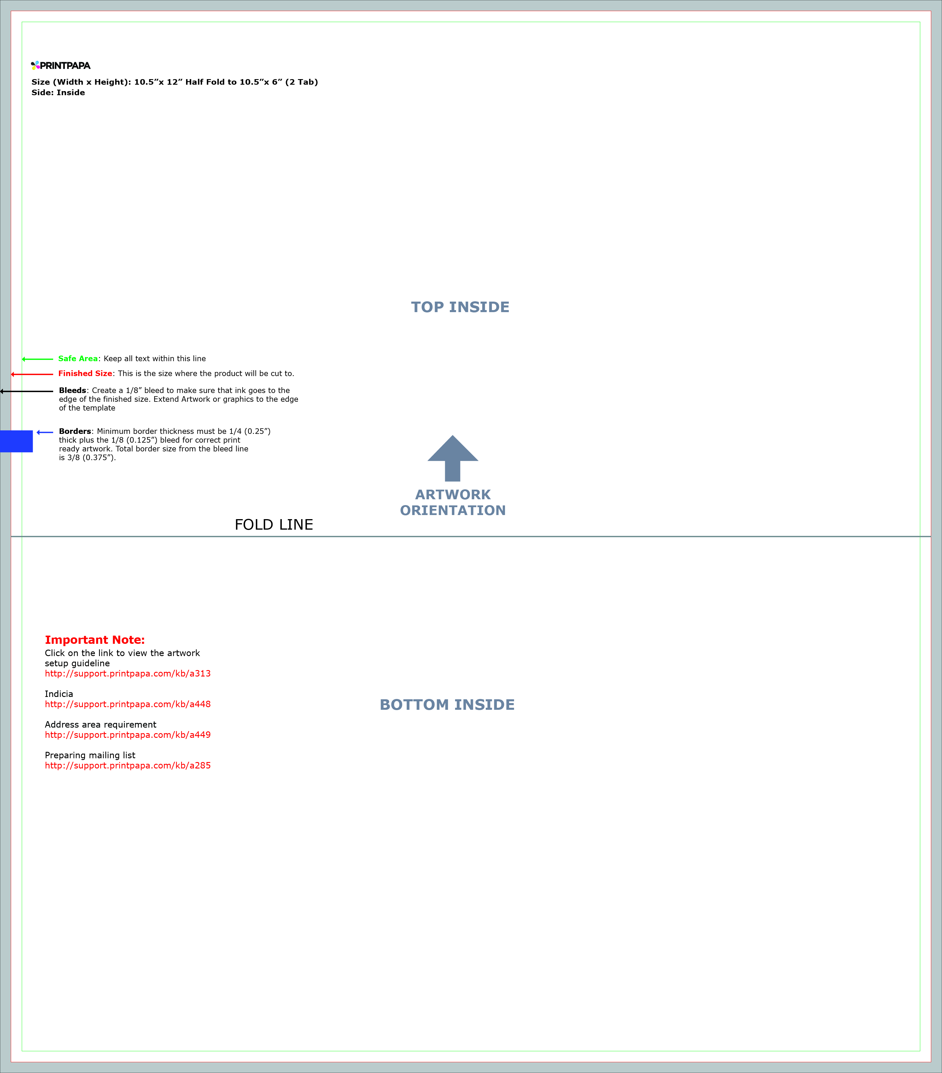 Find a Printing Template :: Printpapa.com