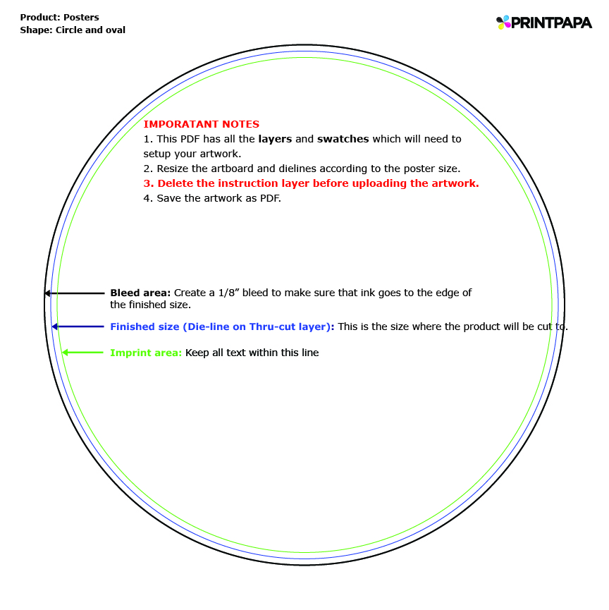 Find a Printing Template :: Printpapa.com