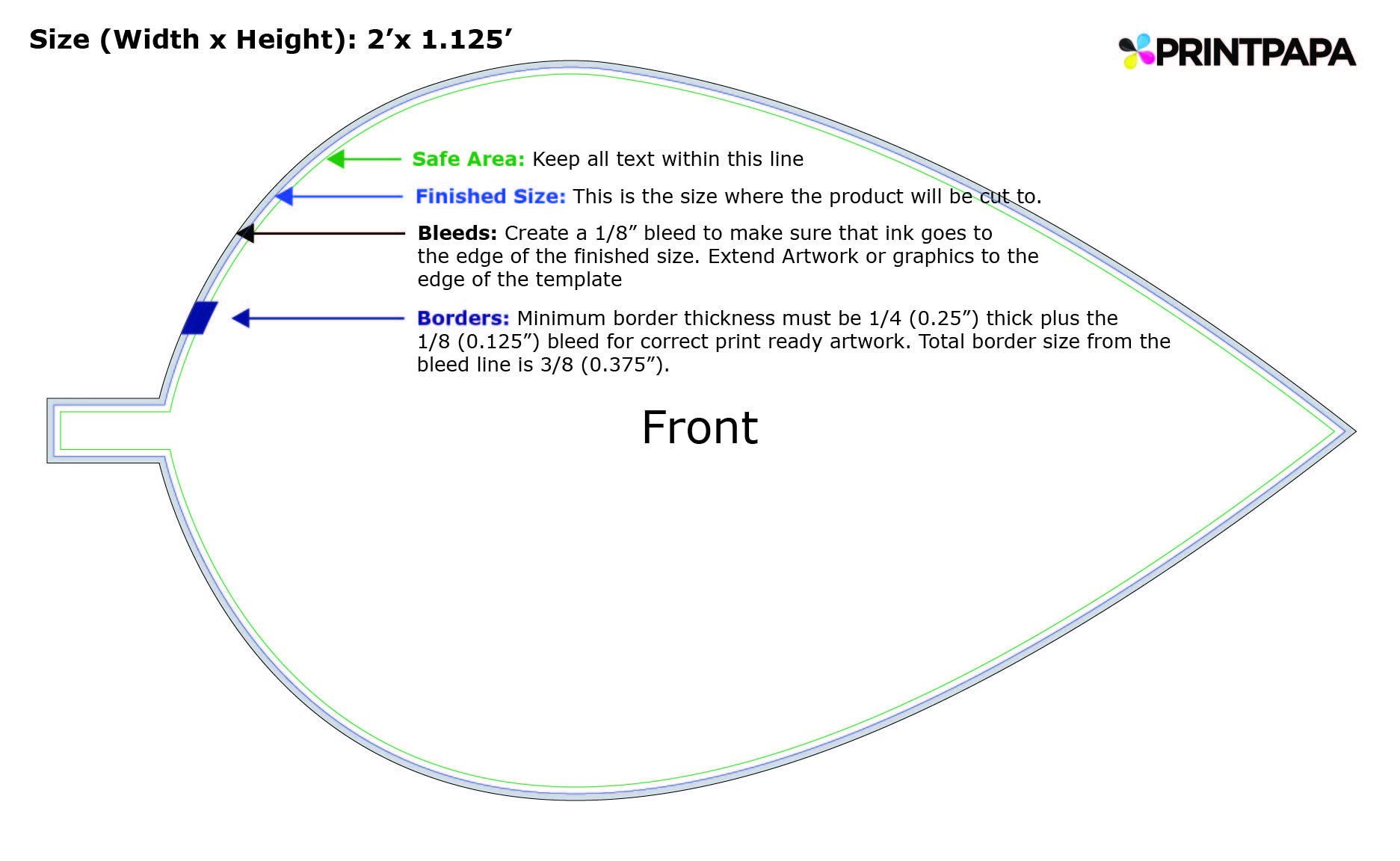 Find a Printing Template :: Printpapa.com