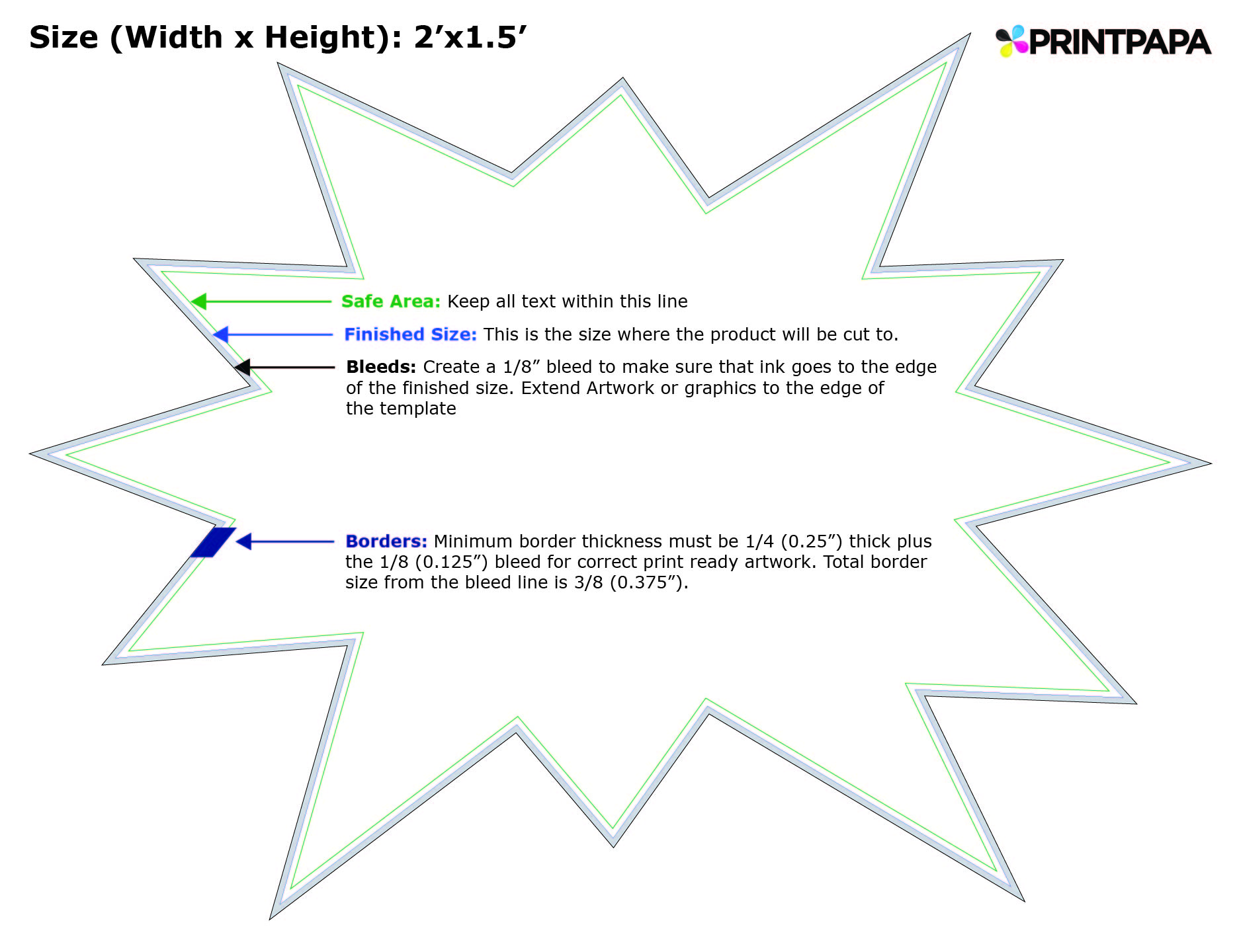 Find a Printing Template :: Printpapa.com