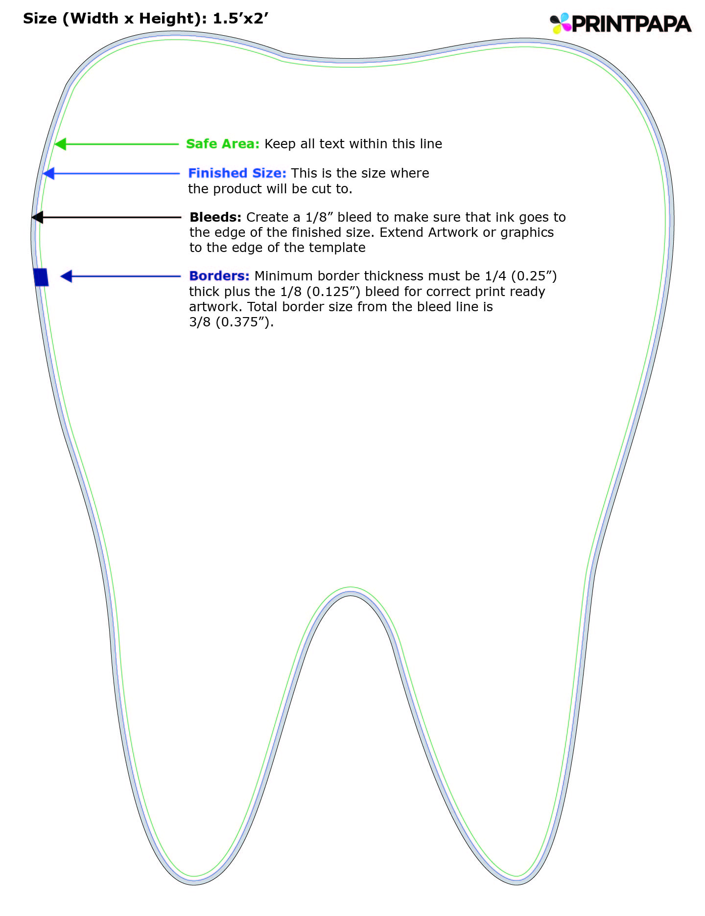 Find a Printing Template :: Printpapa.com