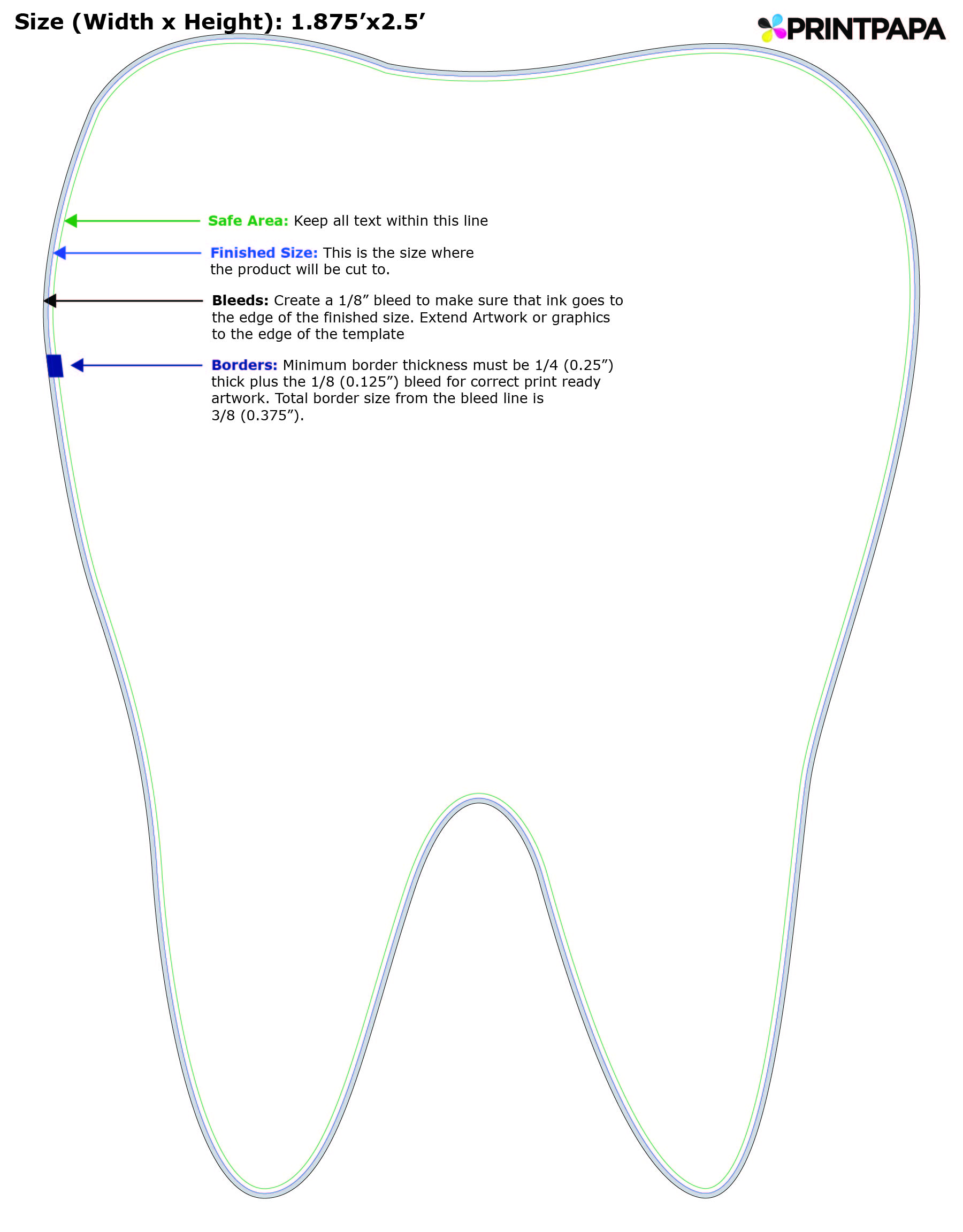 Find a Printing Template :: Printpapa.com