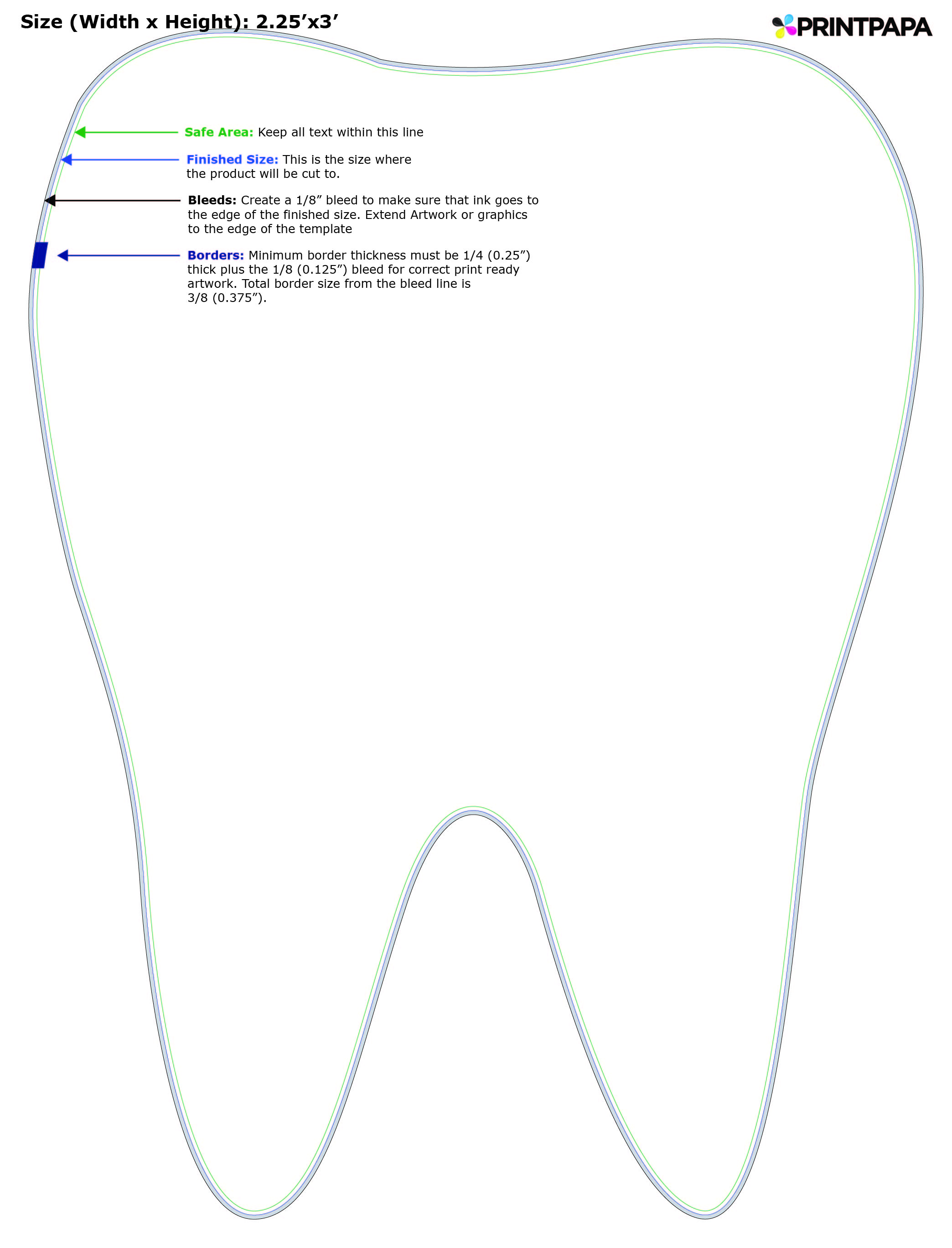 Find a Printing Template :: Printpapa.com