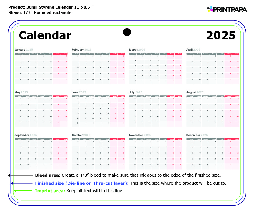 Find a Printing Template :: Printpapa.com